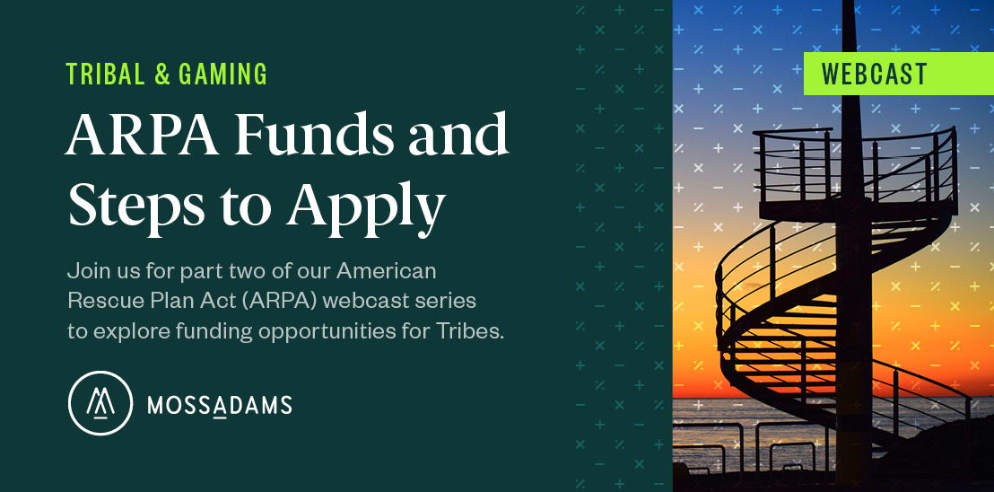 Part Two: Key ARPA Funding Opportunities for Tribes
