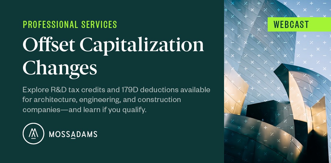 Offset R&D Capitalization Costs