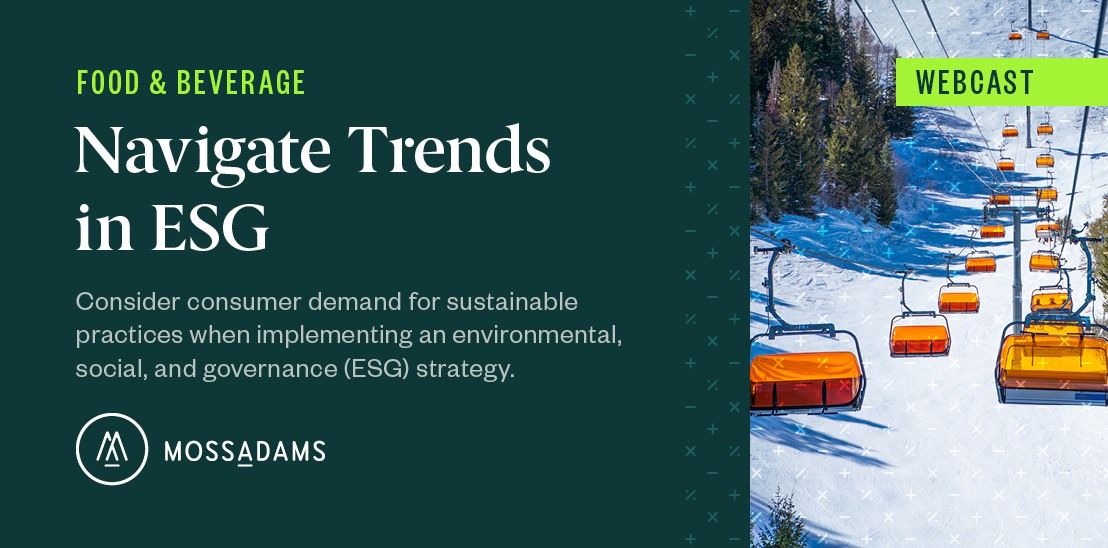 Navigate ESG Trends in the Food and Beverage Sector