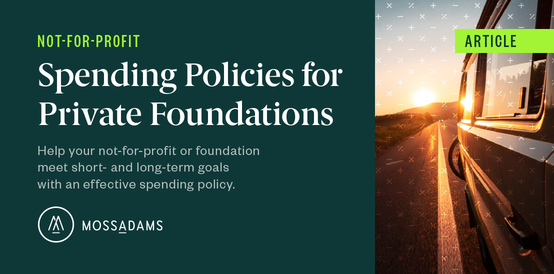 Spending Policies for Private Foundations