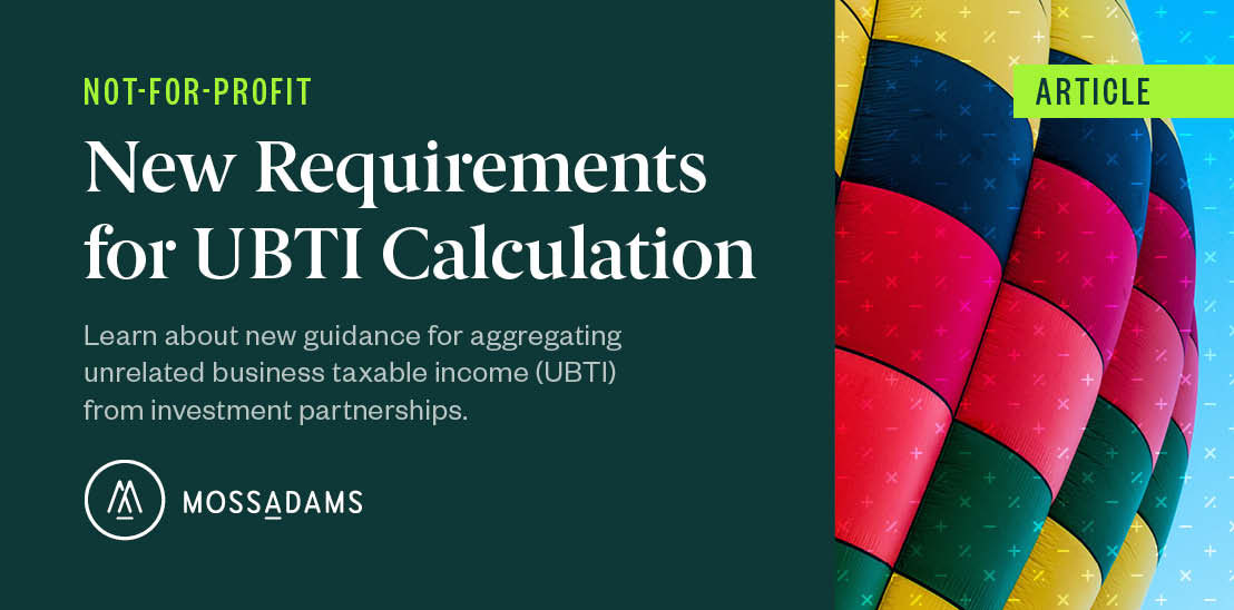 How to Calculate UBTI for Investment Partnerships