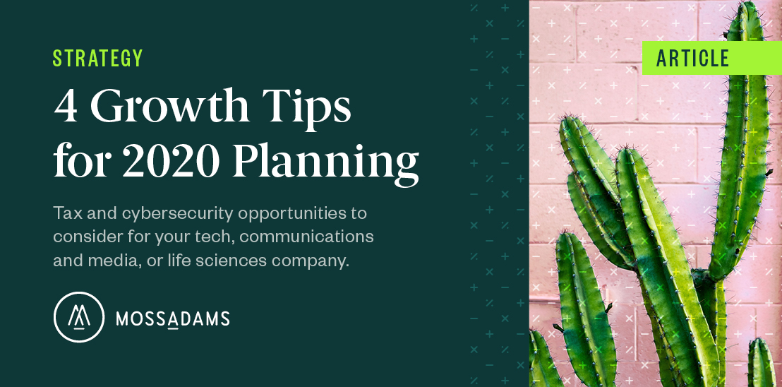 Growth Tips for Technology, Communications, Life Sciences