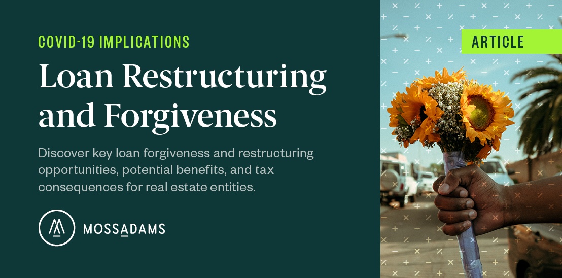 Loan Restructuring Opportunities and Tax Implications