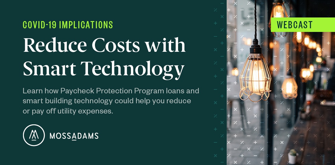 How to Reduce Utilities Costs with PPP Loans and Smart Tech