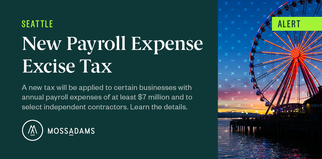 Seattle Payroll Expense Excise Tax Details