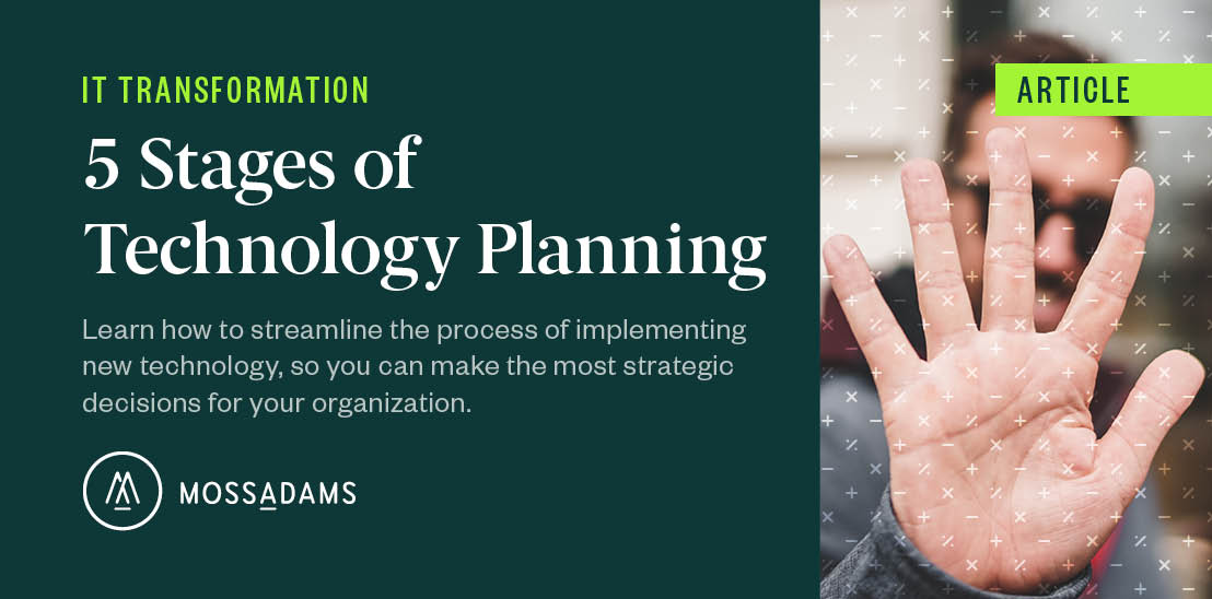 How to Develop a Technology Strategy