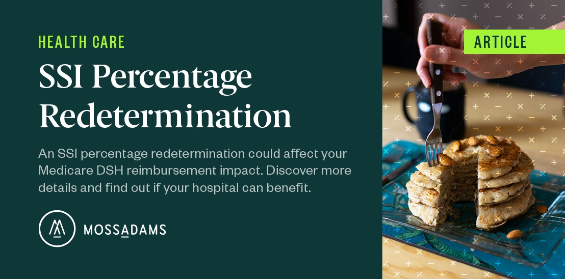 How to Factor the Benefit of an SSI Percentage Redetermination