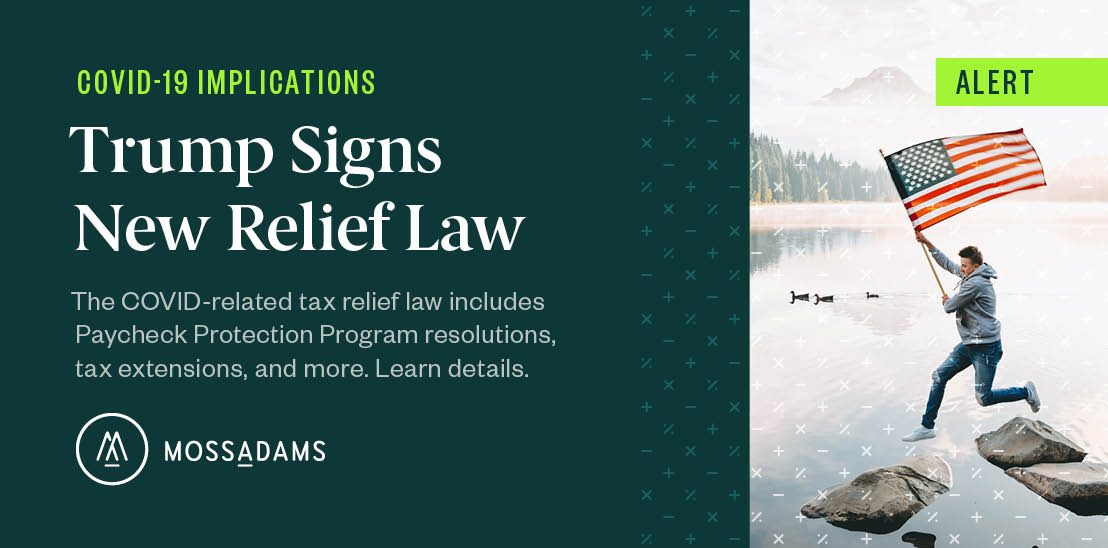 COVID-19 Relief Overview: Tax Extensions and PPP Resolutions