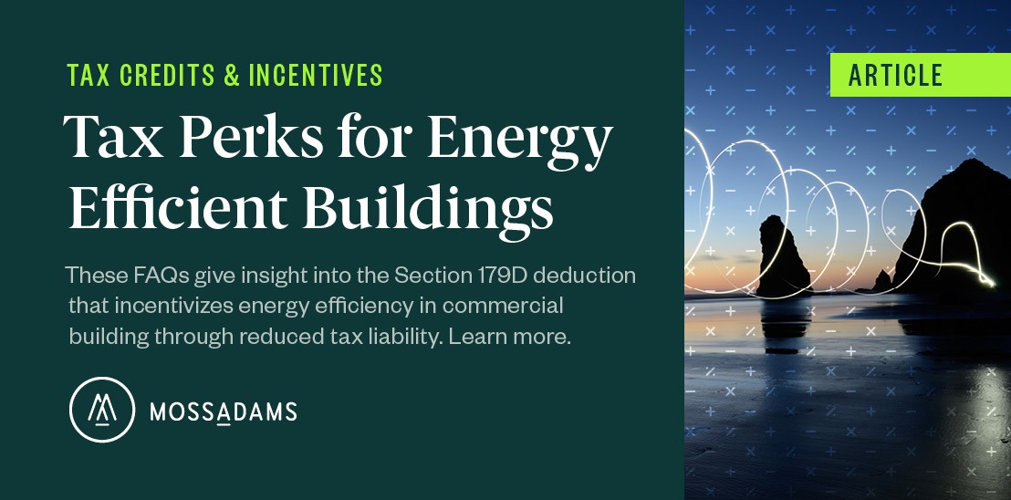 How the Section 179D Tax Deduction Serves Designers and Builders