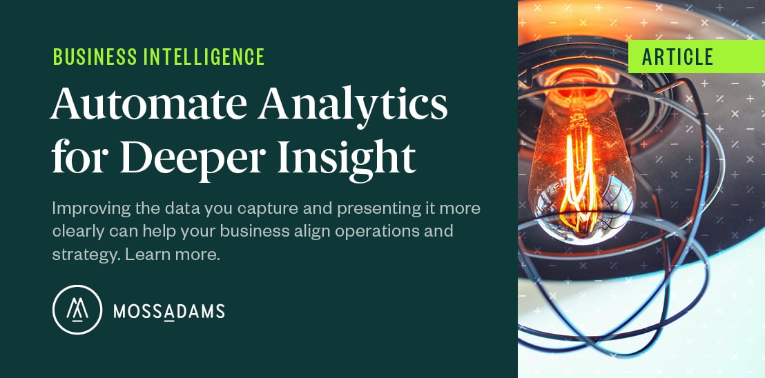 Enhance Your Data Analytics Strategy Via Data Automation