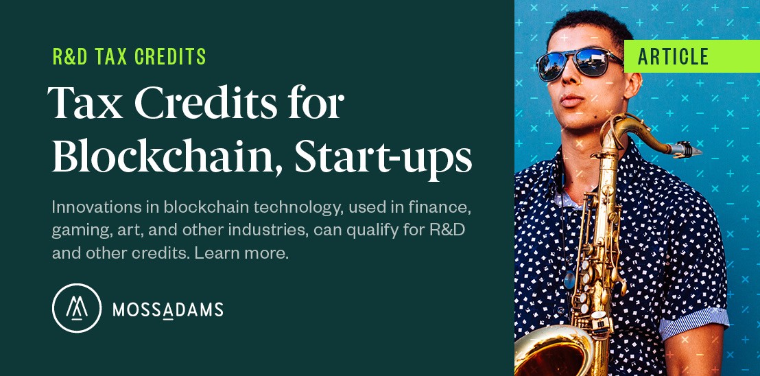 How Blockchain Technology Businesses Can Utilize Tax Credits