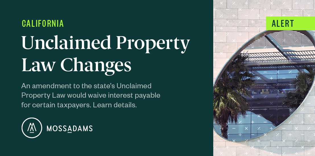 Unclaimed Property: Voluntary Compliance Program