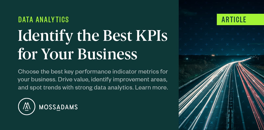 Refine Your Data Analytics Approach with KPI Metrics