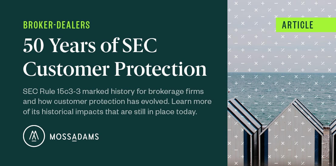 50th Anniversary of SEC Rules on Customer Protection
