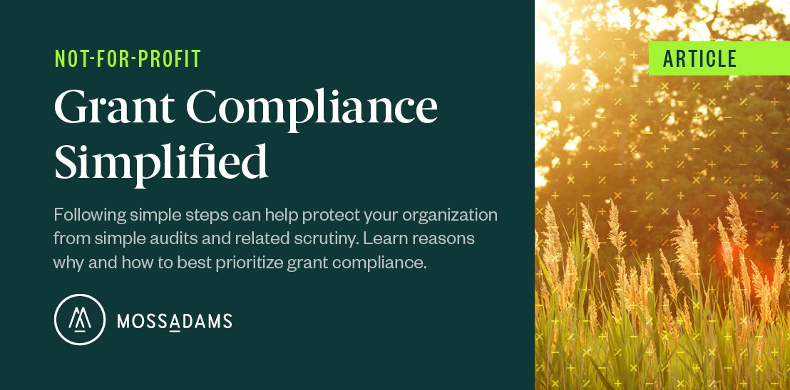 Grant Compliance for Not-for-Profits