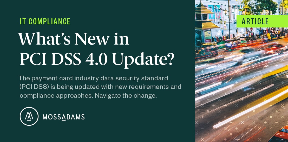 New Compliance Approaches in PCI DSS 4.0