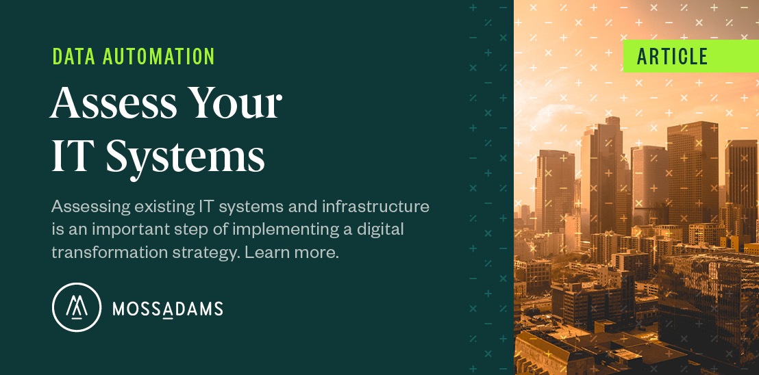 Digital Transformation and IT Systems Considerations