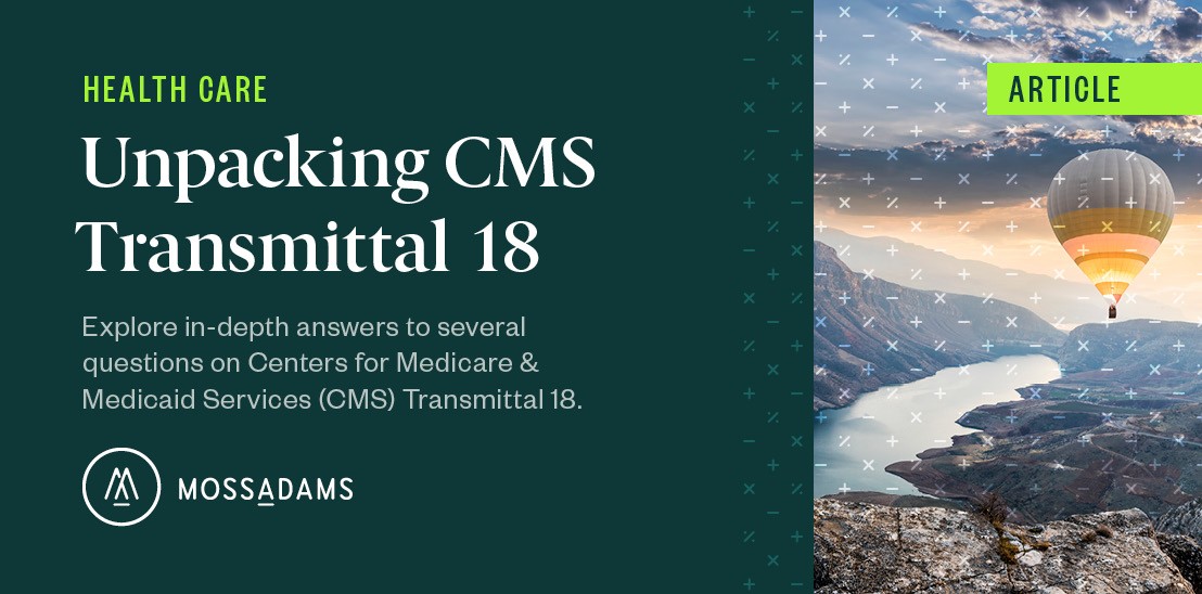 FAQ on CMS Transmittal 18
