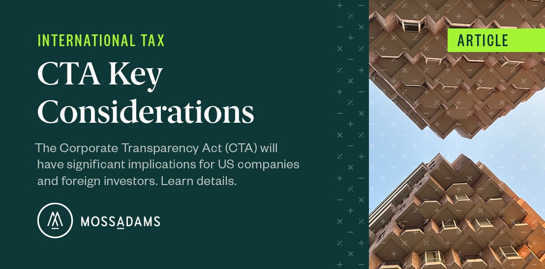 The Corporate Transparency Act: Top 5 Considerations