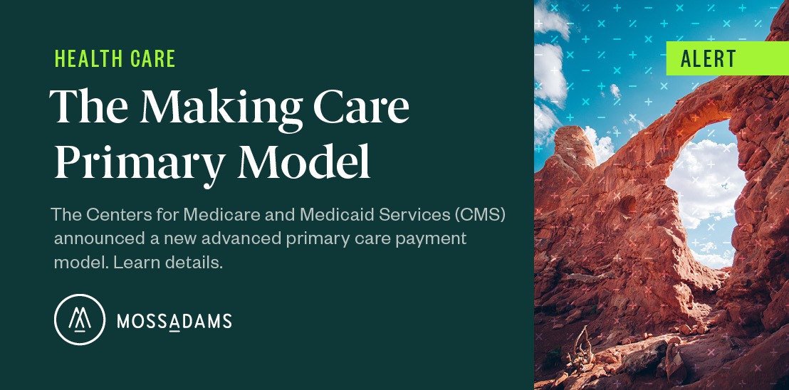 New Medicare and Medicaid Payment Model Announced