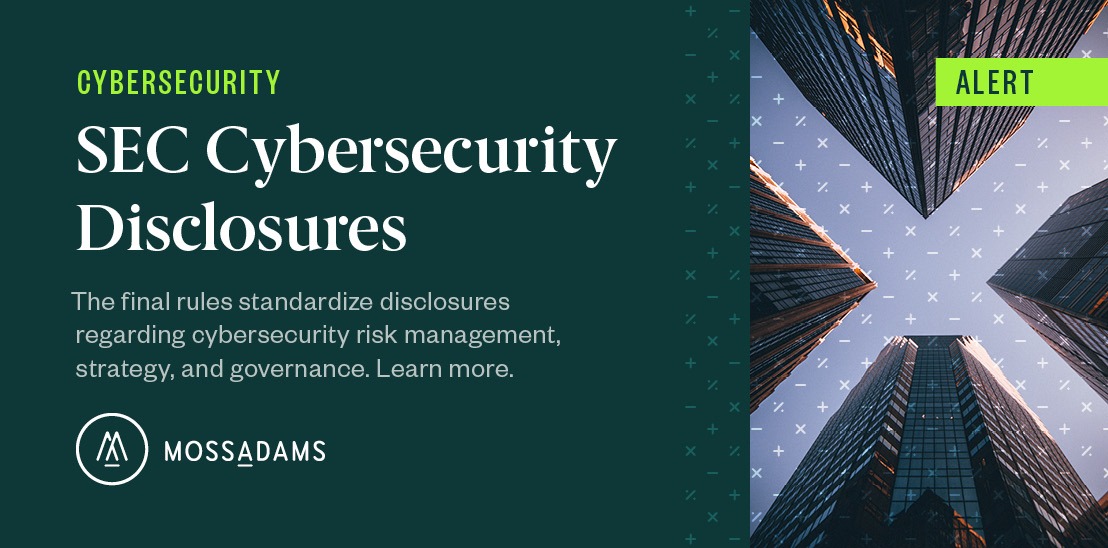 SEC Final Rules to Standardize Cybersecurity Disclosures