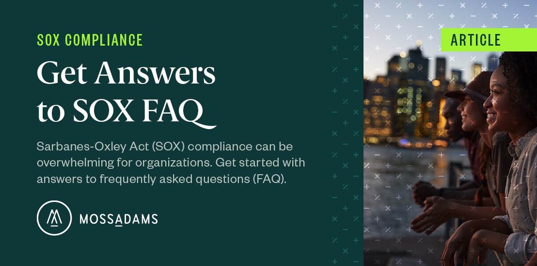 SOX Compliance FAQ