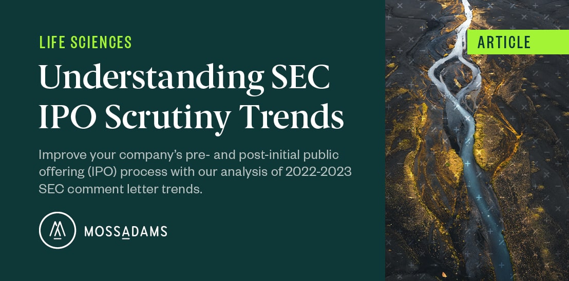 SEC Comment Letter Trends: Executive Summary