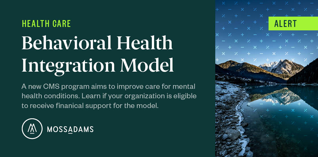 Explore the Innovation in Behavioral Health (IBH) Model