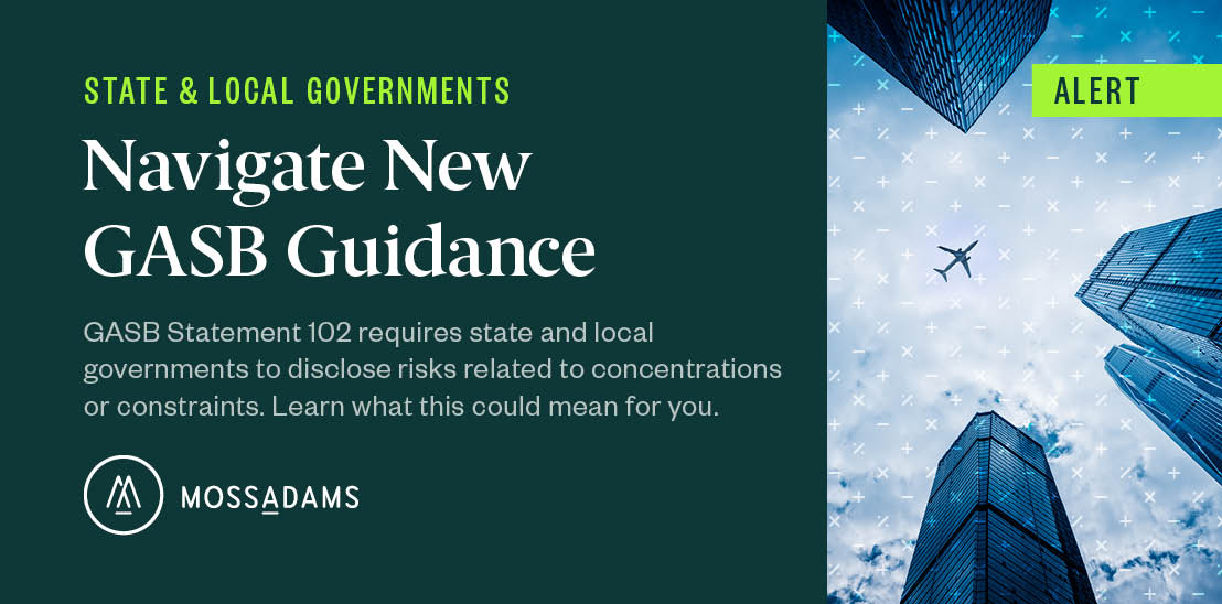 Explore GASB Guidance for State and Local Governments