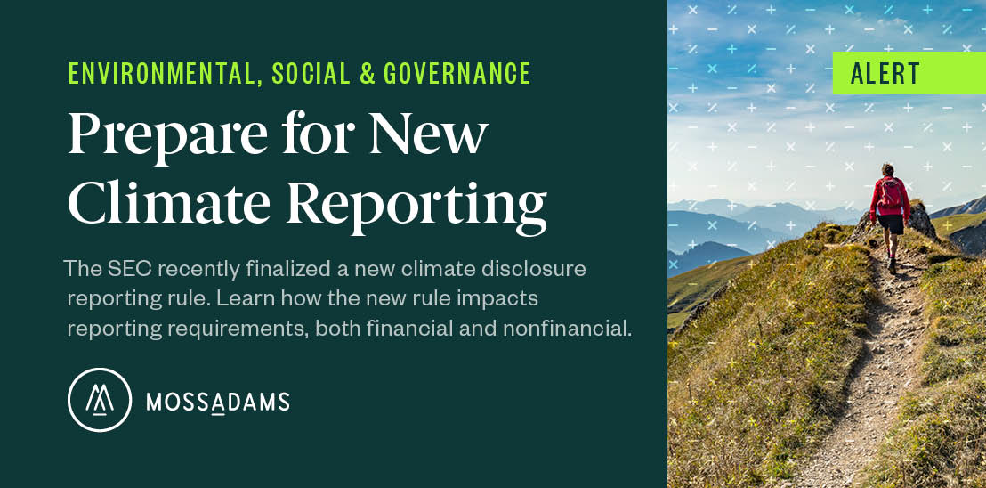 SEC Finalizes Climate Disclosure Rule