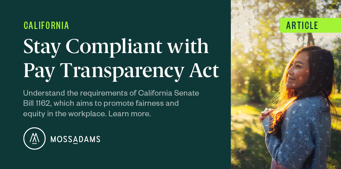 Understanding SB 1162: California's Pay Transparency Act