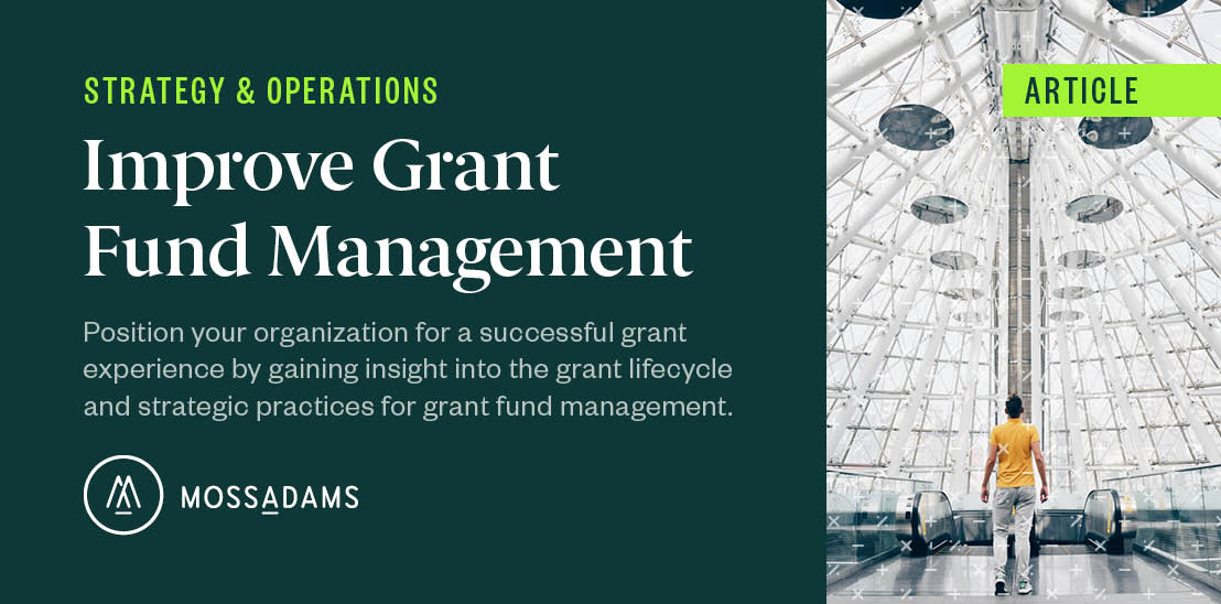 Effective Grant Fund Management