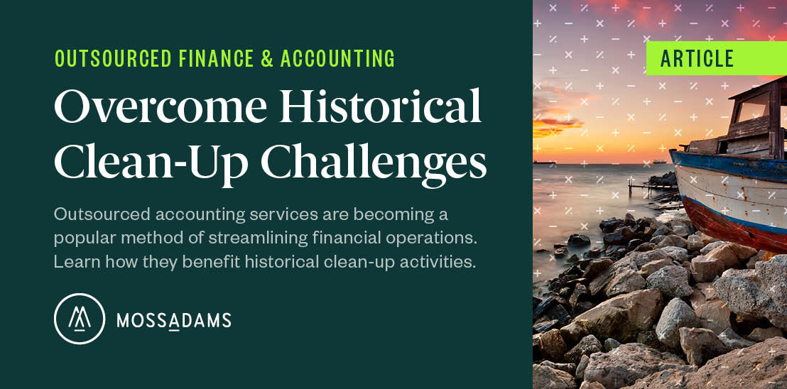 Outsourced Accounting Services for Historical Cleanups
