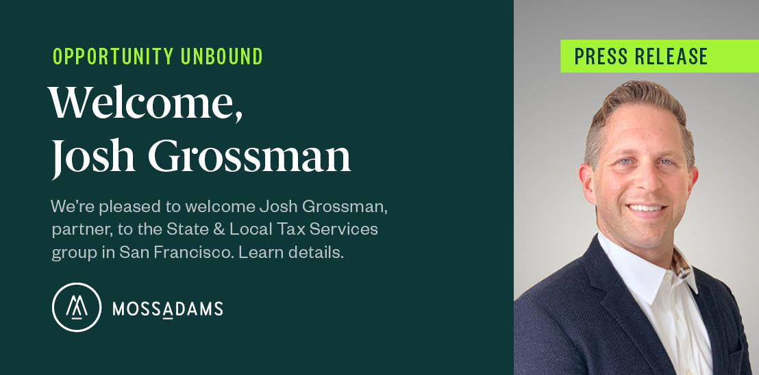 Moss Adams Firm-Wide Press Releases